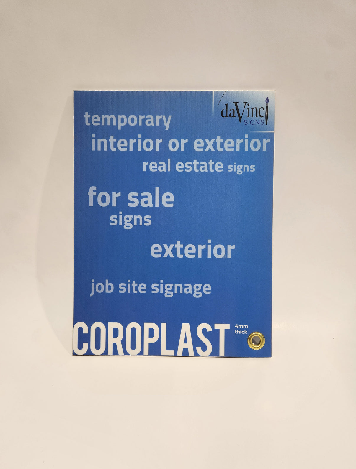 Custom Coroplast Signs - Upload Your File – daVinci Print